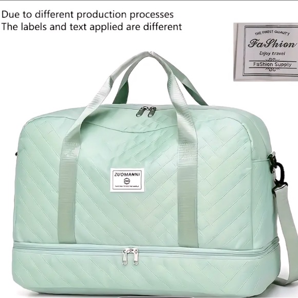 Bags | Mint Green Travel Bag | Poshmark